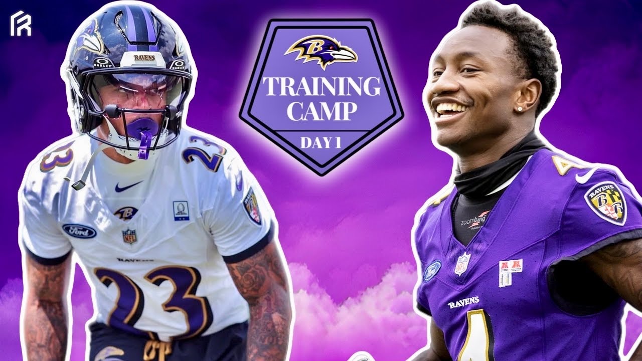 Ravens Training Camp Day 1 Highlights - YouTube