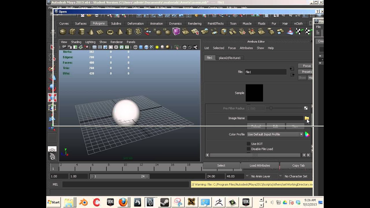 0806 After effects to Maya ) Animated texture in maya - YouTube
