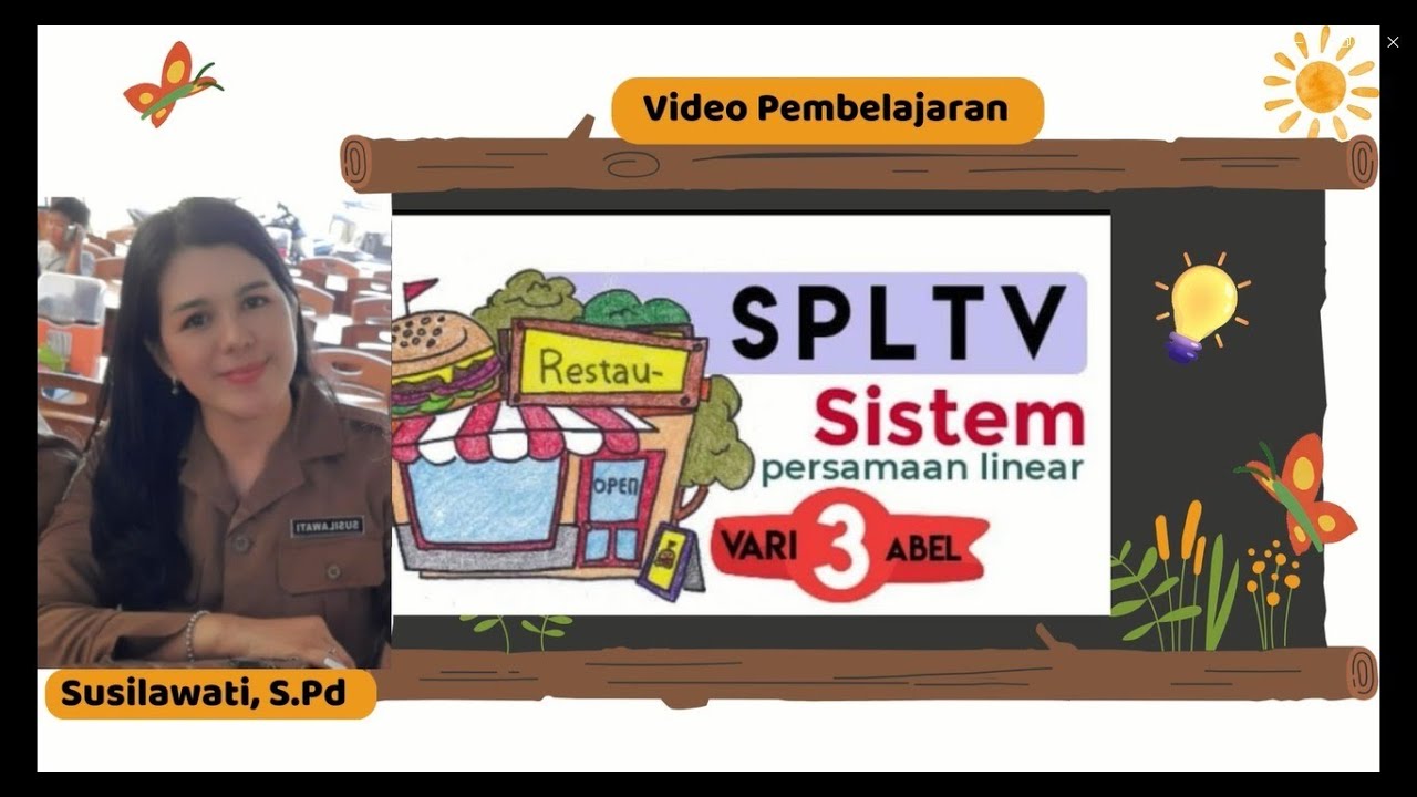 Video Pembelajaran SPLTV - YouTube