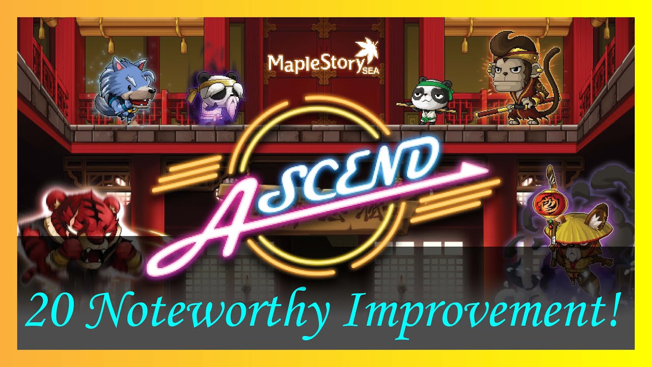 MapleStory Updates 2022 - Top 20 Noteworthy Improvements during MSEA ...