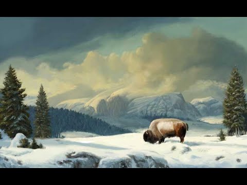 "Scene One Great American West" Digital Painting Demonstration, With ...