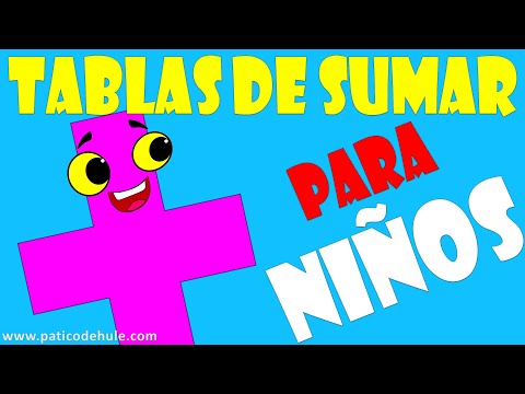 Tablas de sumar del 1 al 10 para niños - Aprende las tablas de sumar con Patico de Hule