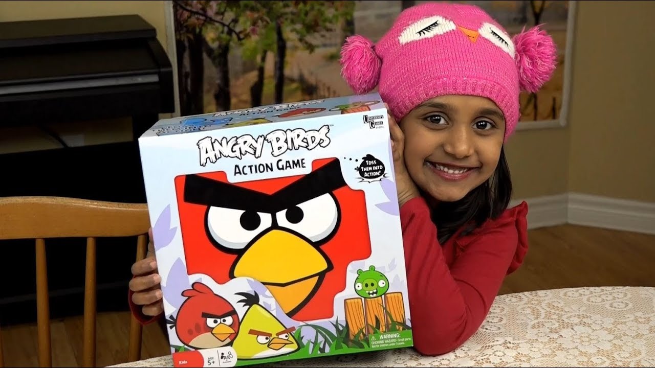 Angry Birds Action Board Game : Unboxing and First Look - YouTube