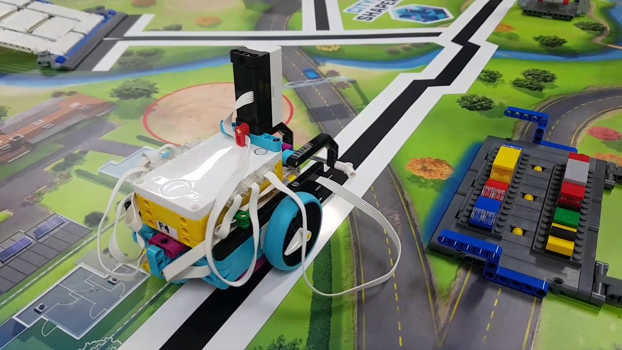 SPIKE™PRIME - 컬러(Color) 센서로 활용하기2 - YouTube