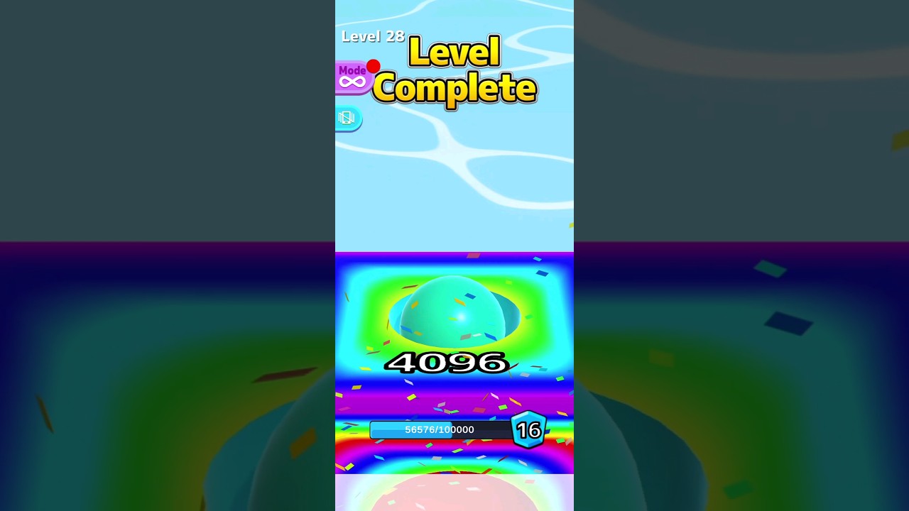 4096 Rainbow Tile [ Ball Run 2048 ] - YouTube