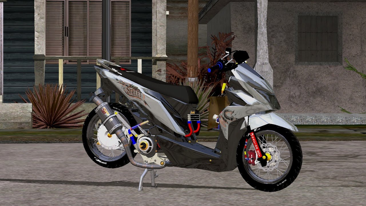 Review Honda Beat Street eSP modif hedon || GTA SA Android - YouTube