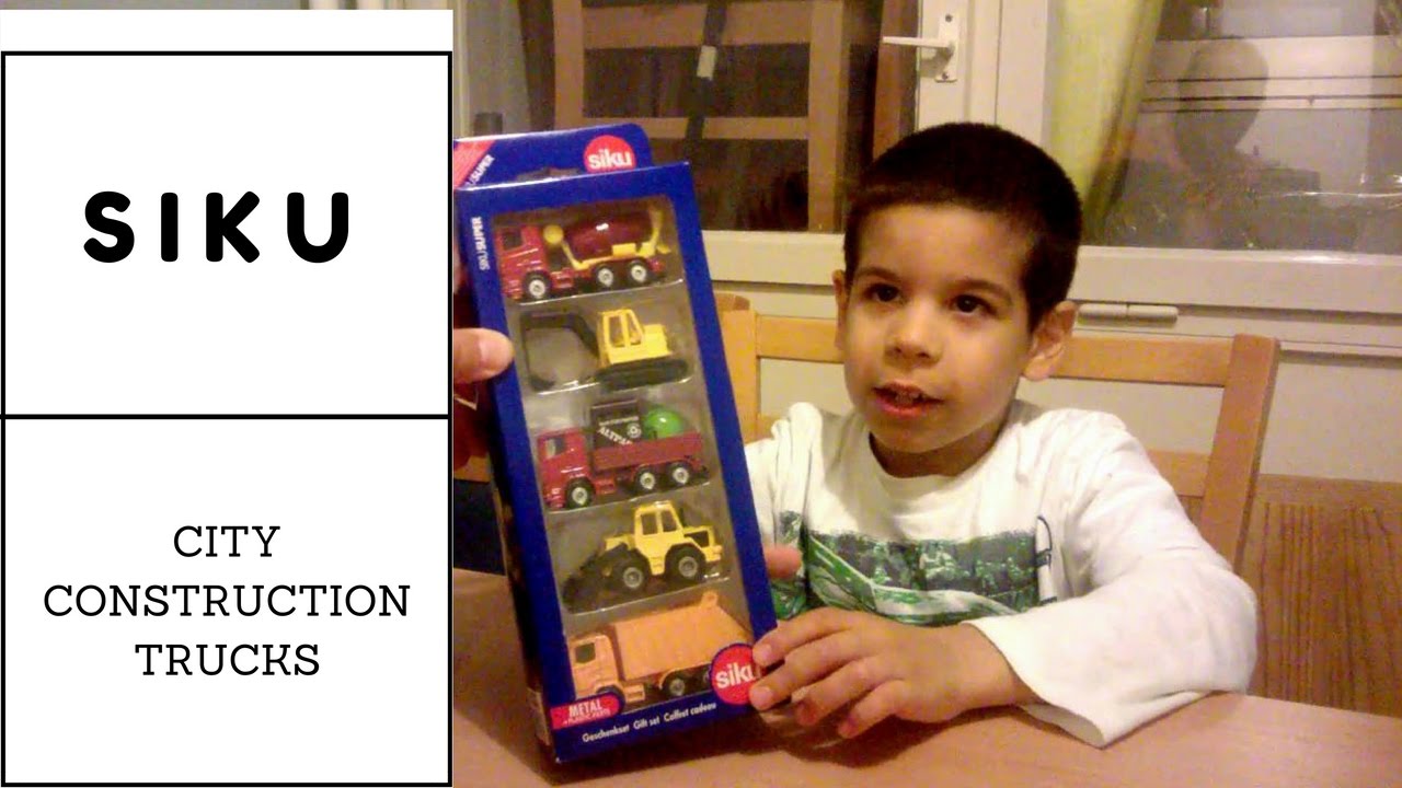 Siku City Construction Trucks - 6283 - Toy Review - YouTube