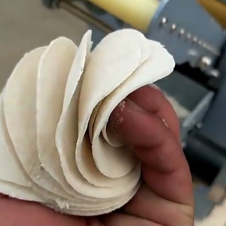 Dumpling wonton wrapper making machine spring roll skin making machine ...