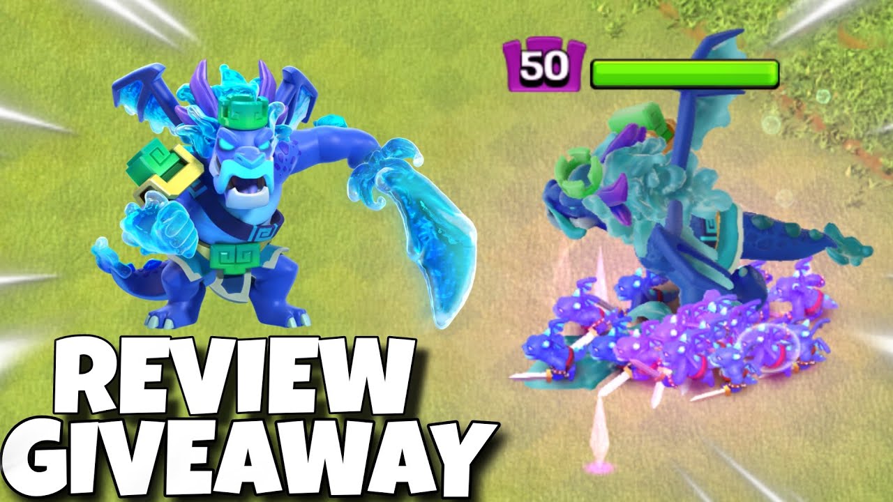 I Got First Flying King Skin (Dragon King) in Clash of Clans - YouTube