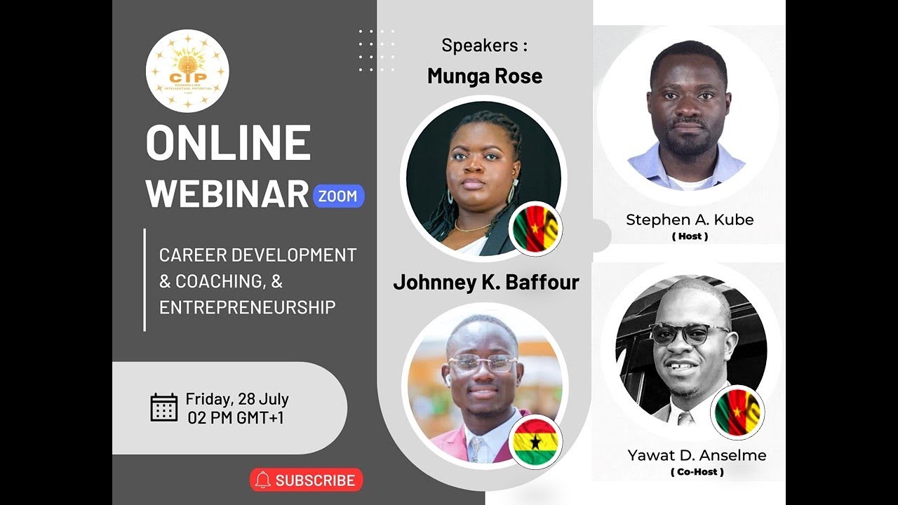 Online Webinar #5 Career Development & Coaching | Entrepreneurship ...