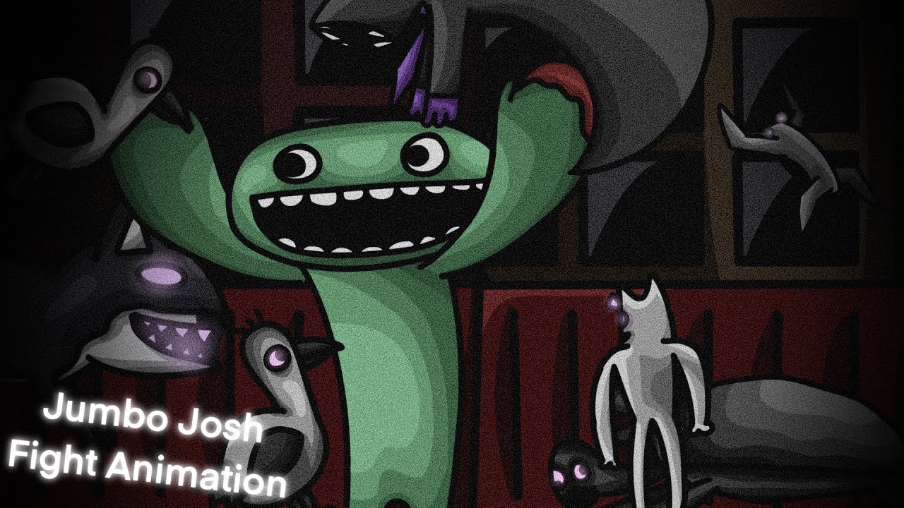 Jumbo Josh Fight Scene Animation | Garten Of Ban Ban 7 Animation - YouTube