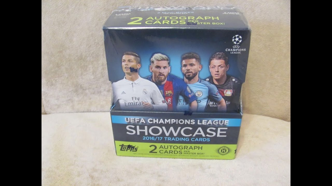 2016 17 Topps UEFA Champions League Showcase Soccer #1 - YouTube