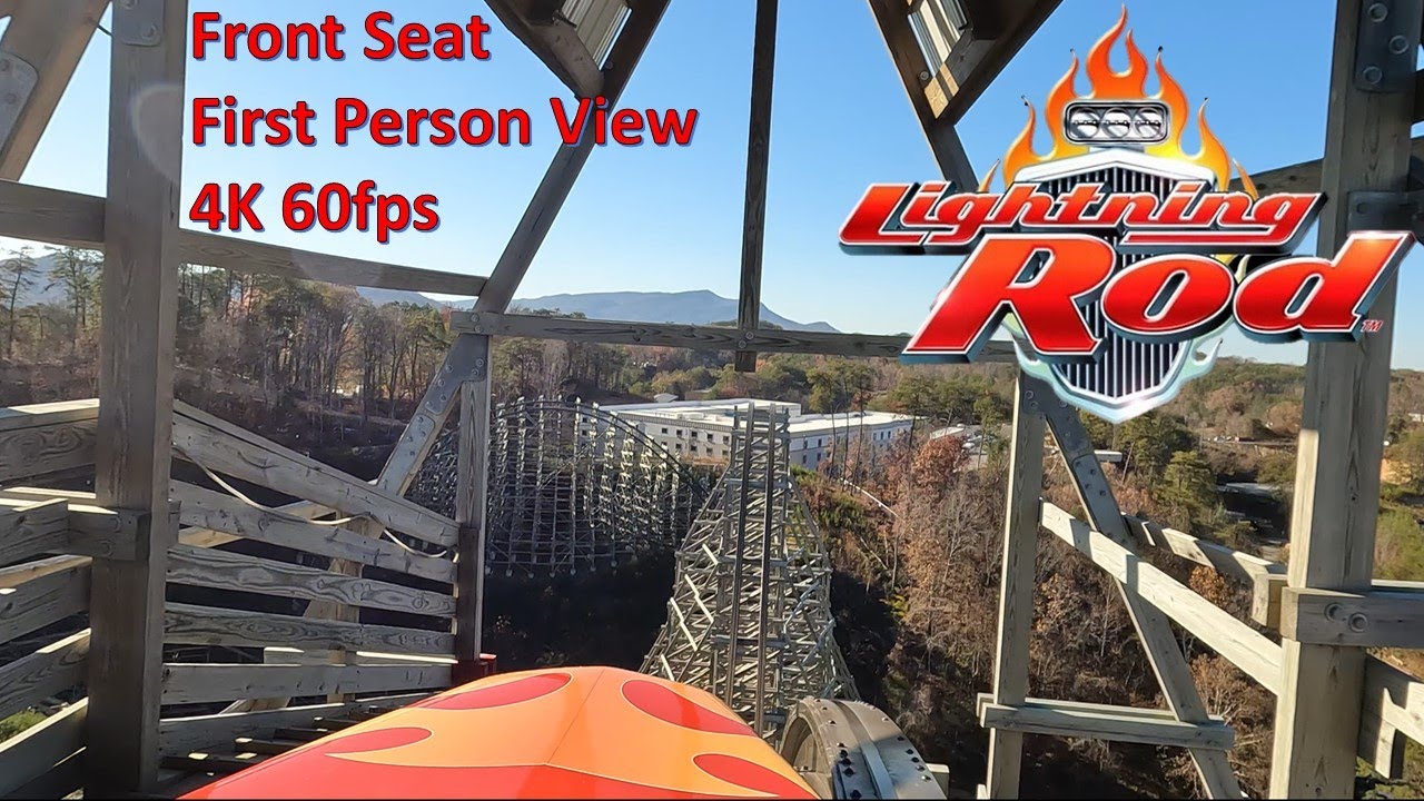 Lightning Rod Roller Coaster - YouTube