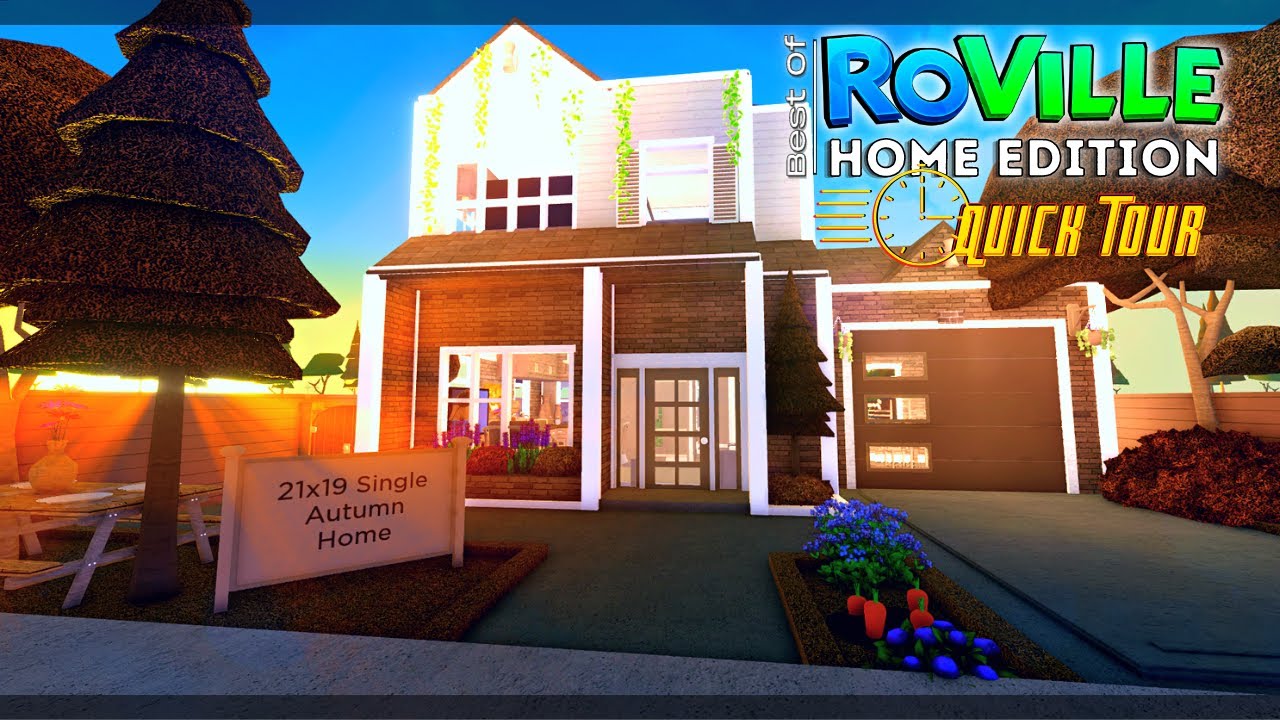 🏡⏩ Single Autumn Home || Best Of RoVille - Home Edition With House Code ...