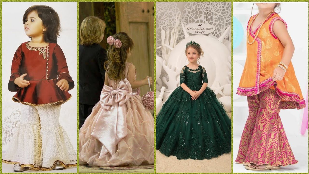 Beautiful Stylish Party Wear Fancy Dresses For Kids - YouTube
