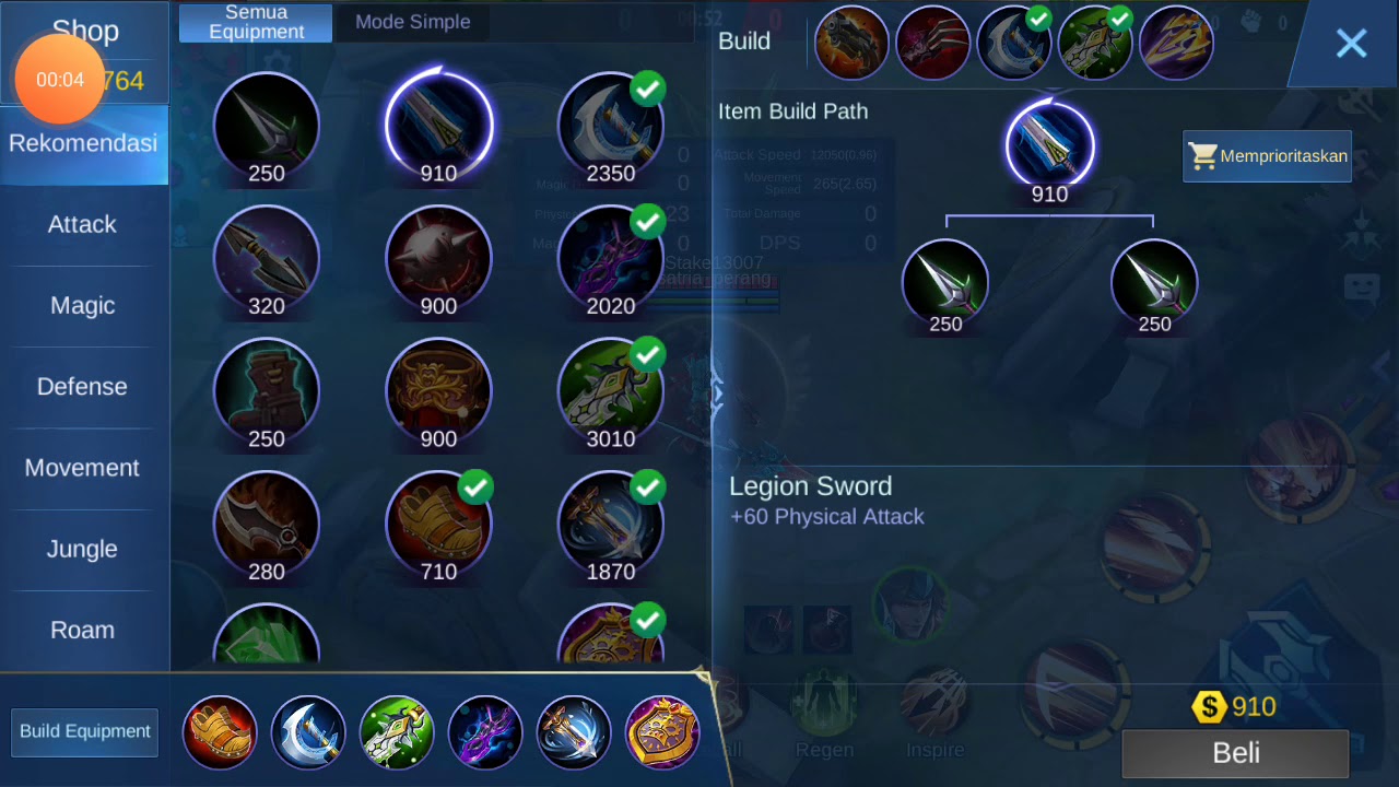 mobile legend yushin shin best build 2020 - YouTube