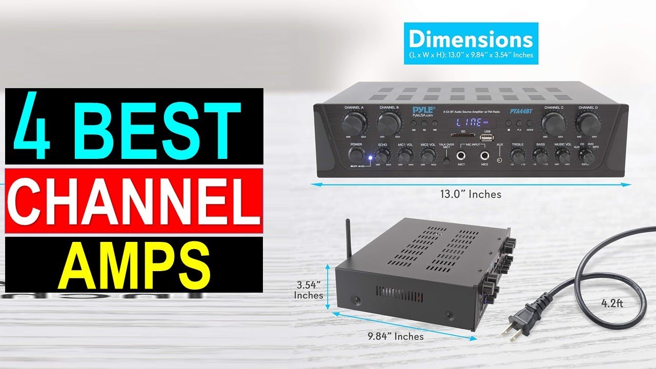 Top 4 Channel Amps 2024 - Best 4 channel amp for door speakers Reviews ...