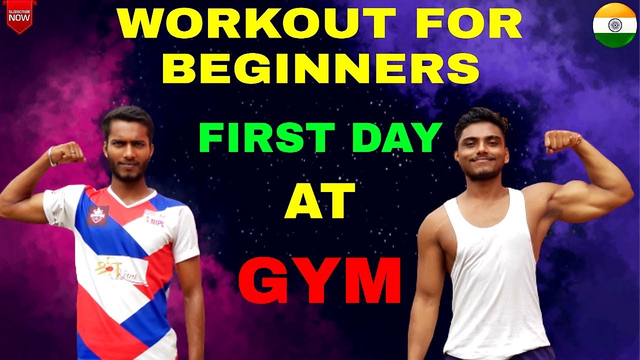 First Day at Gym | Workout for Beginners | Muscle Building | Bodyweight ...