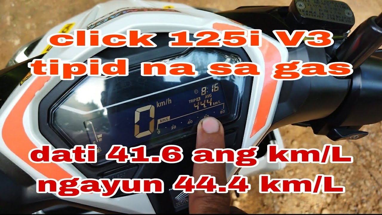 HONDA CLICK 125I V3 tumipid sa gas, ang laki ng depirinsya sa dati ...