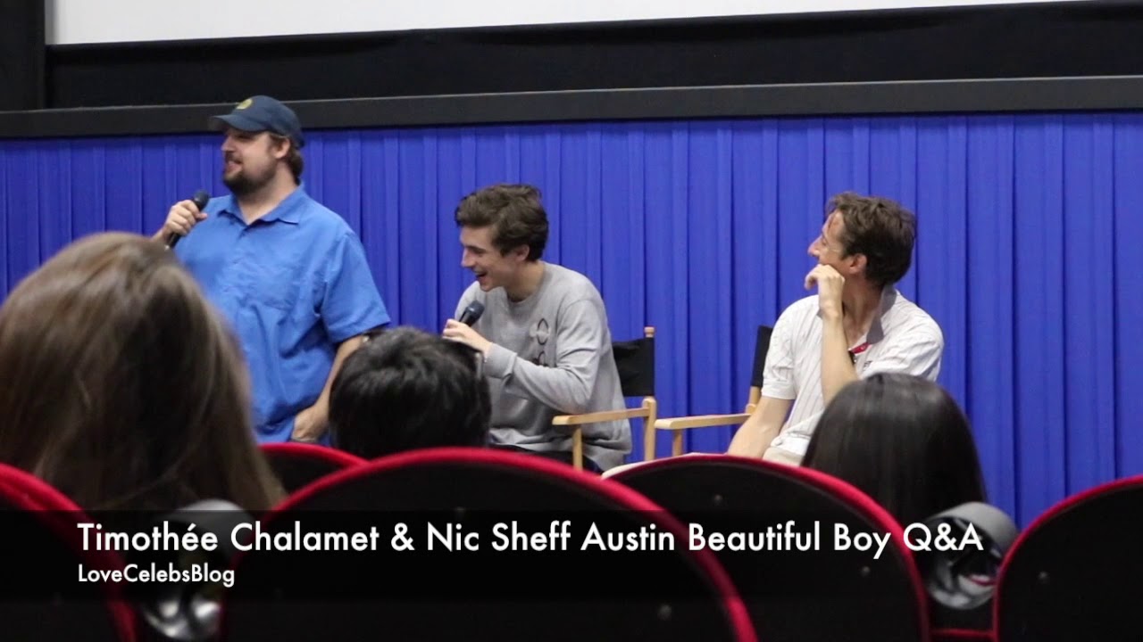 Timothée Chalamet & Nic Sheff Austin Beautiful Boy Q&A - YouTube