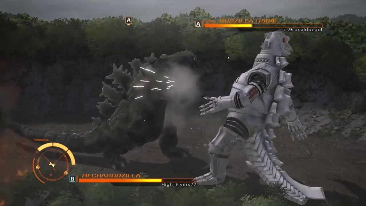 GODZILLA PS4 - Online Battles: MechaGodzilla vs. Godzilla 1964 - YouTube