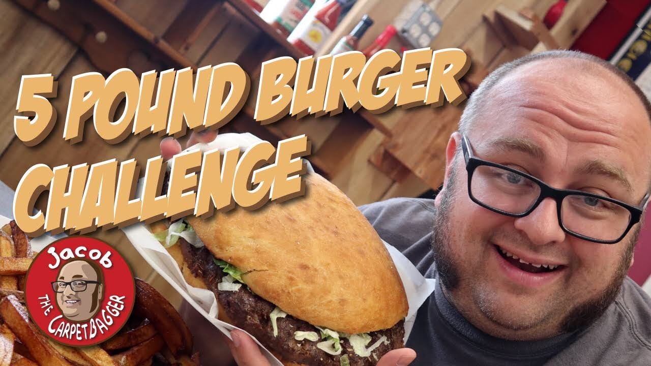 5 Pound Burger Challenge at Sgt. Rick's - YouTube