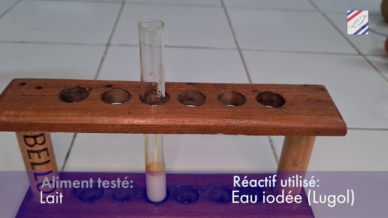 Lait Test Lugol - YouTube