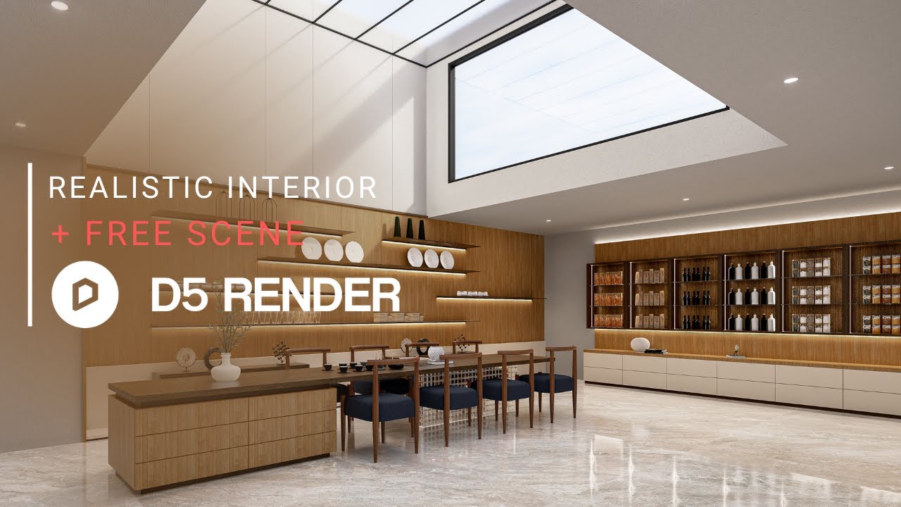 Realistic Interior Render with D5 Render | Dining room 220 ...