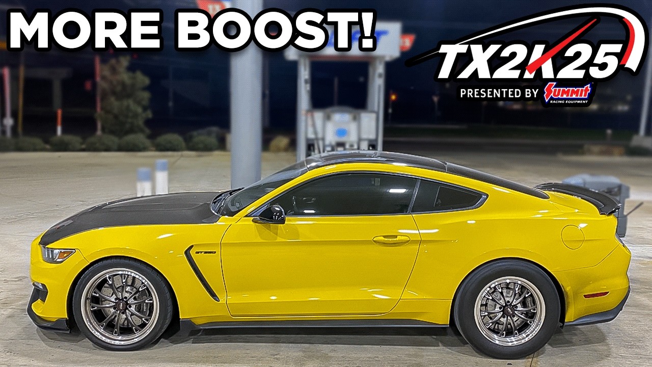 Turning up the BOOST for TX2K25 in Supercharged Shelby GT350! (900HP ...