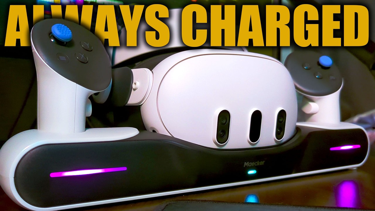 The SECRET to keeping your Quest CHARGED! || Maecker S3 Charging Dock ...