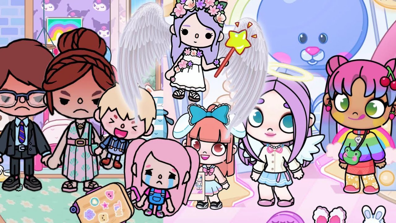 I Adopted By An Angel In Avatar World🥺👼🏻|Toca Life Story|Sad Story|Toca ...