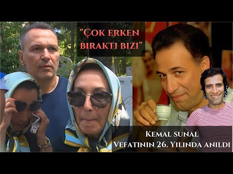 Kemal Sunal vefatının 26. yılında kabri başında anıldı... Ali Sunal'ın baba acısı...