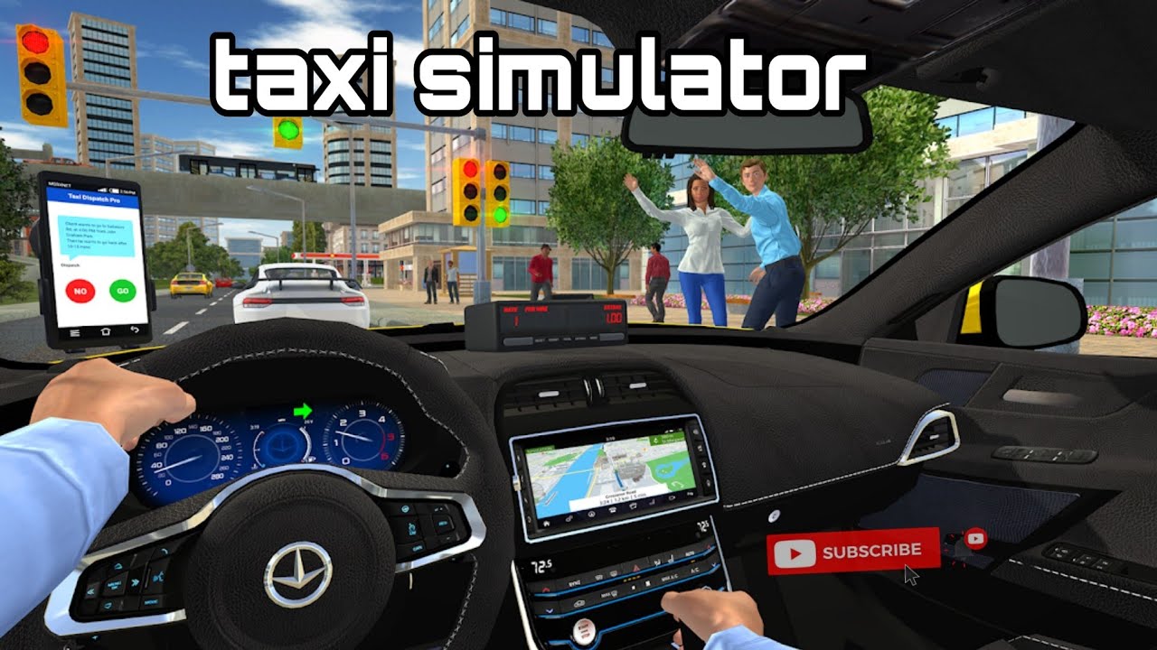 "Mastering City Streets: Taxi Simulator Gameplay" - YouTube