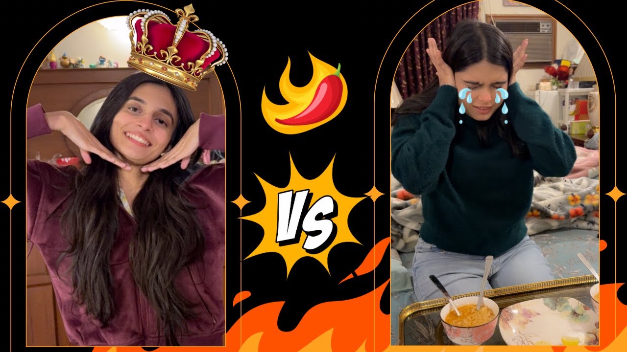 Do Not Try to Laugh Challenge 😐 | Noodles challenge bohot spicy🌶️🔥 ...