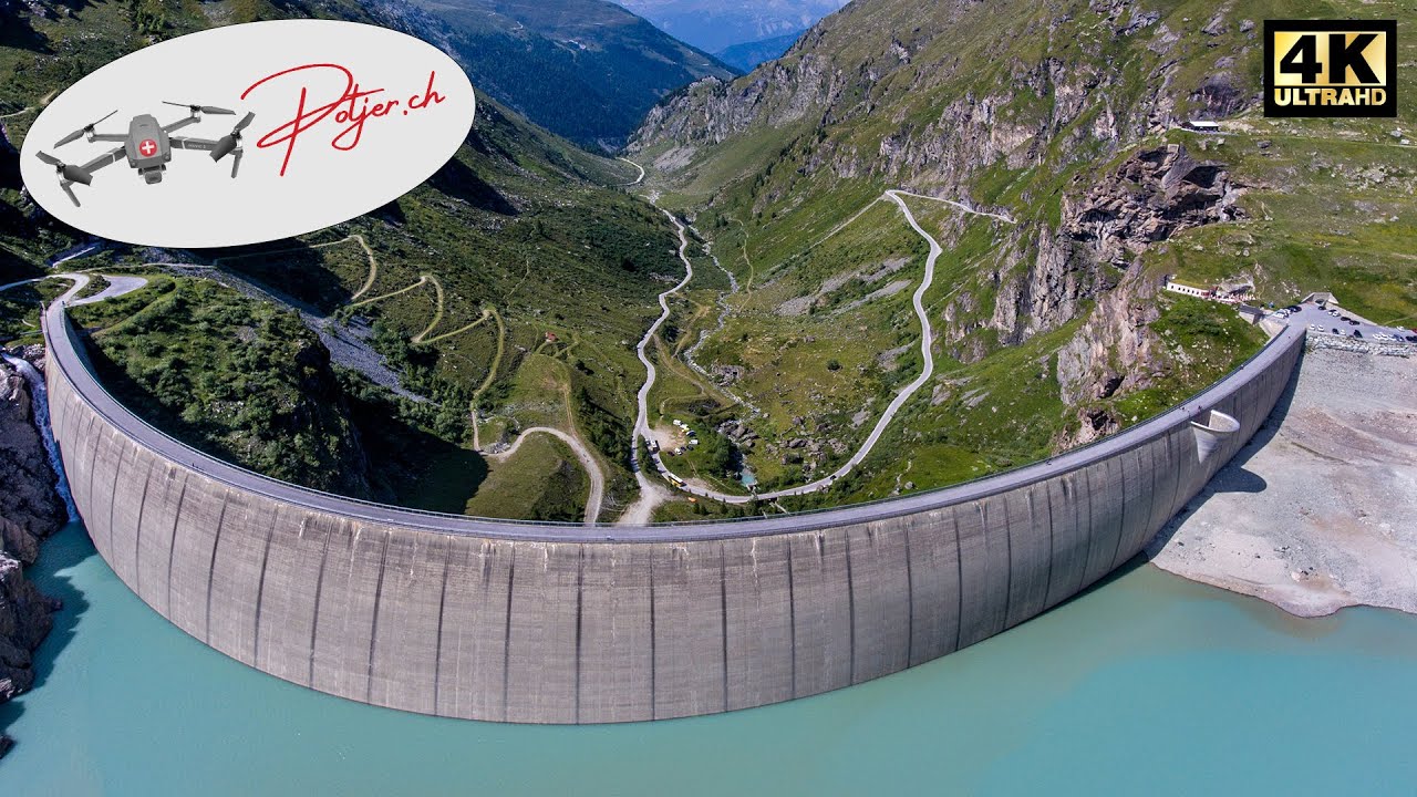 Lac de Moiry 4k - Barrage de Moiry - Moiry Staudamm im Wallis ...