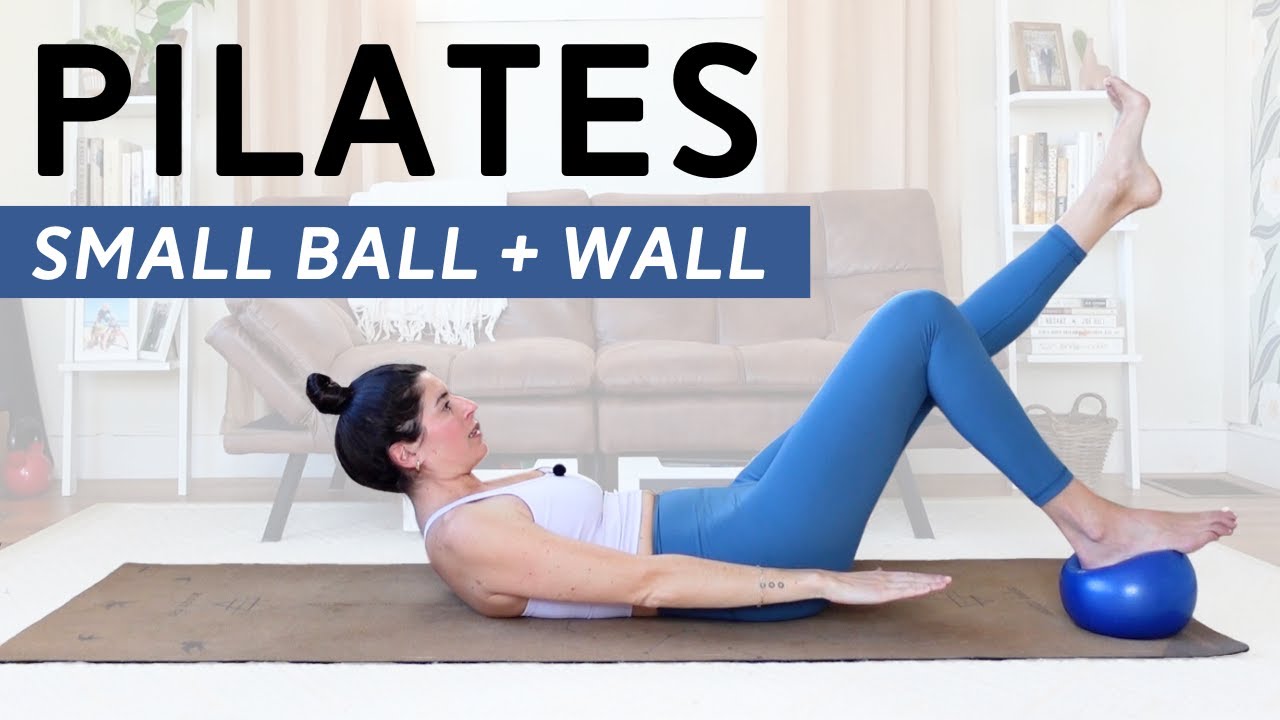 Pilates Workout with a Small Ball (42 Mins) - Mat to Standing - YouTube
