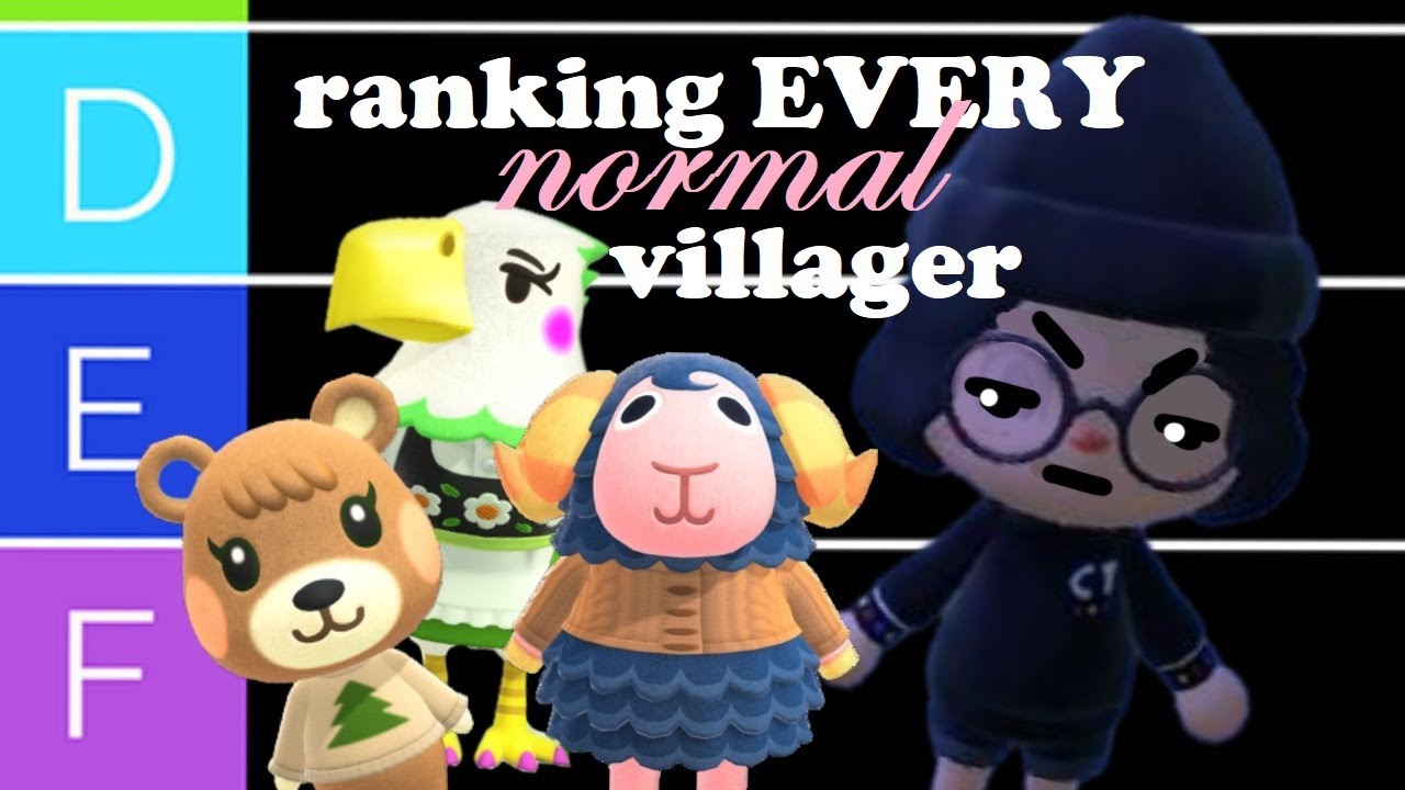The Official Ranking of EVERY Normal Villager in Animal Crossing New ...
