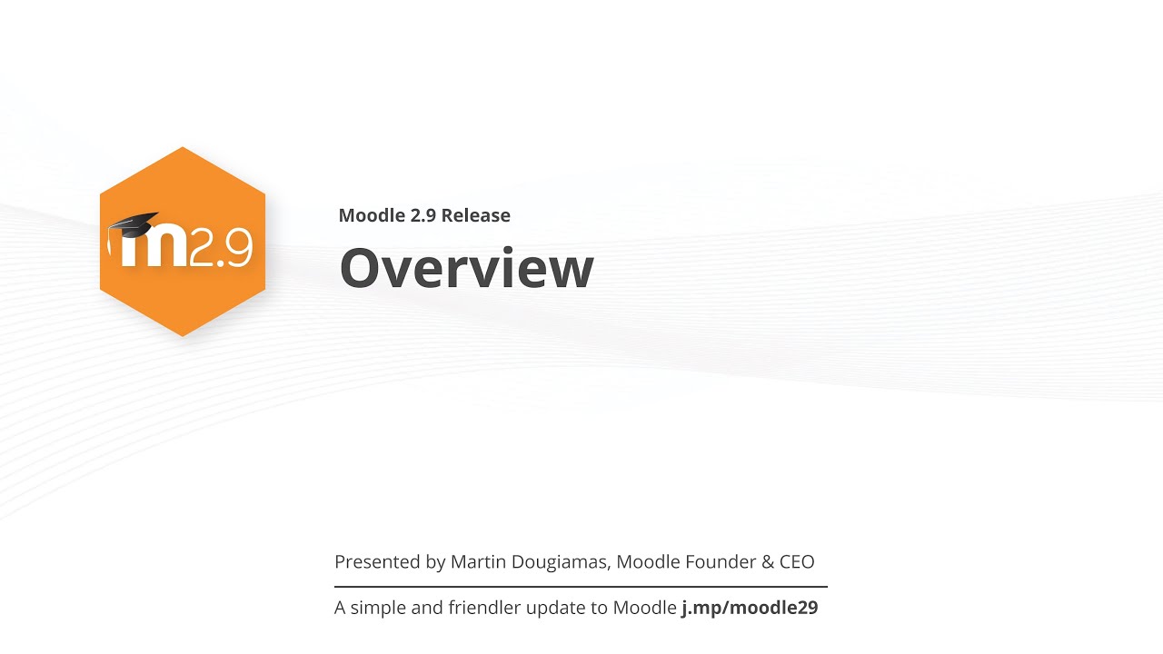Moodle 2.9 Release Highlights: Overview - YouTube