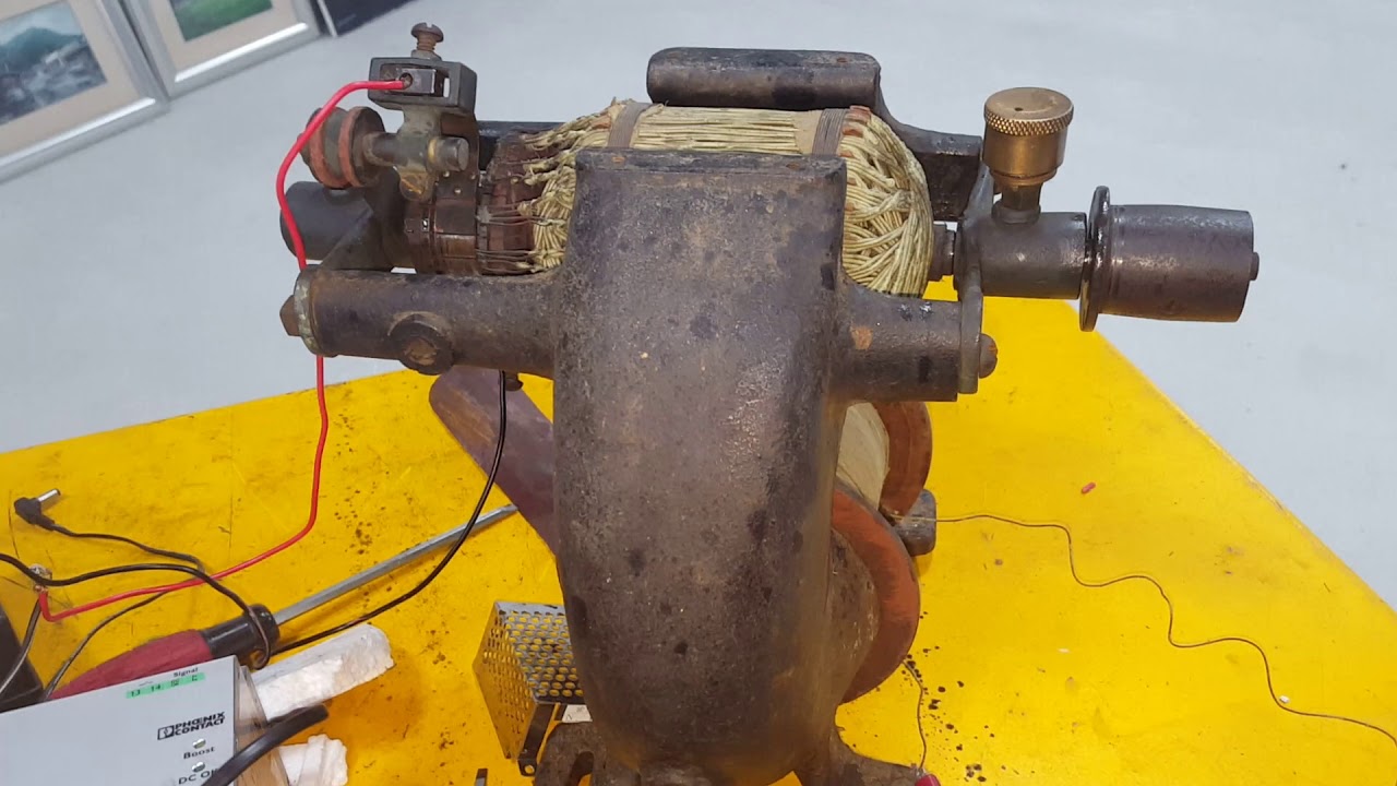 Antique Late 1800's ? DC Motor /Generator - YouTube