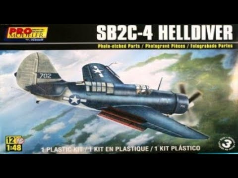 Curtis SB2C-4 Helldiver 1:48 Scale Revell #85-5983 -Model Kit Build ...