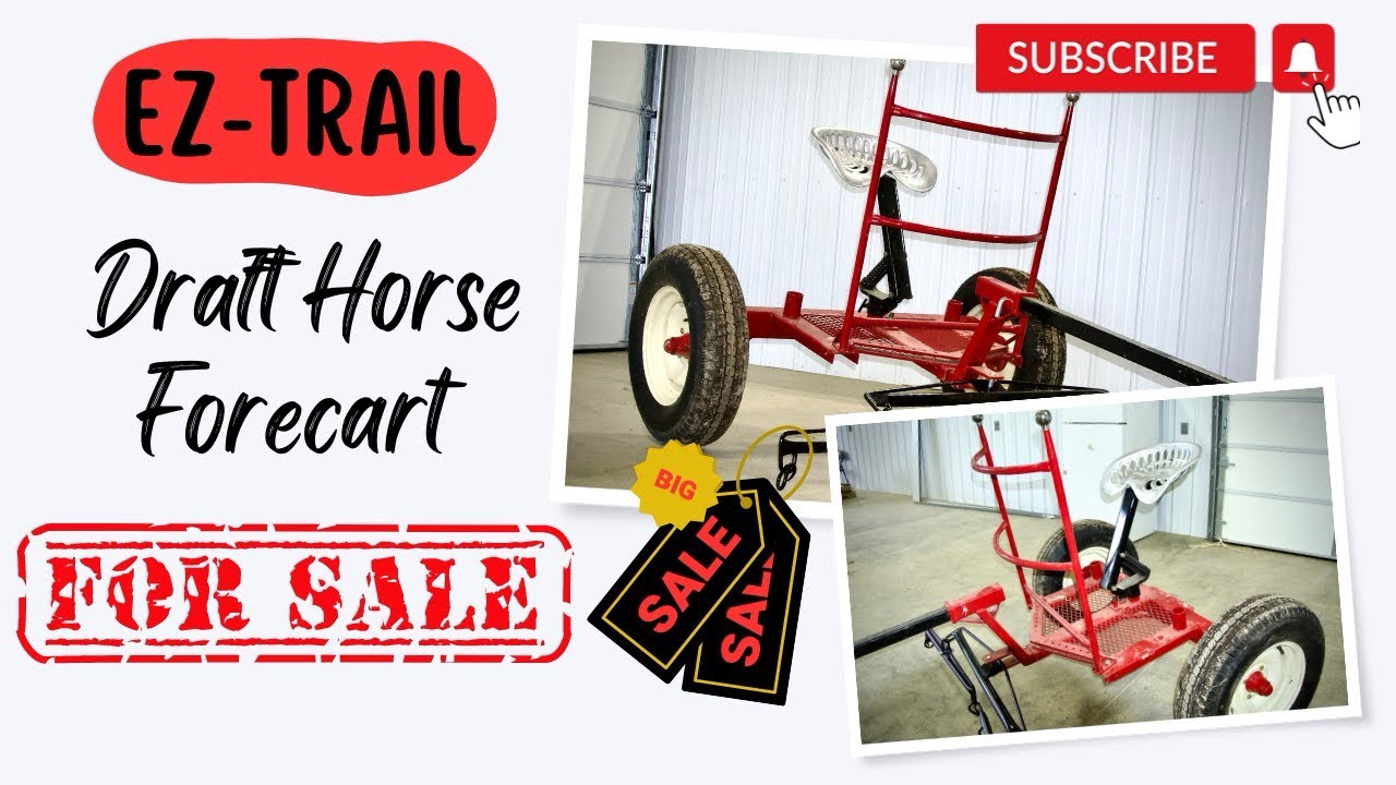 Lightly Used Draft Horse Forecart: The Ultimate Upgrade - YouTube