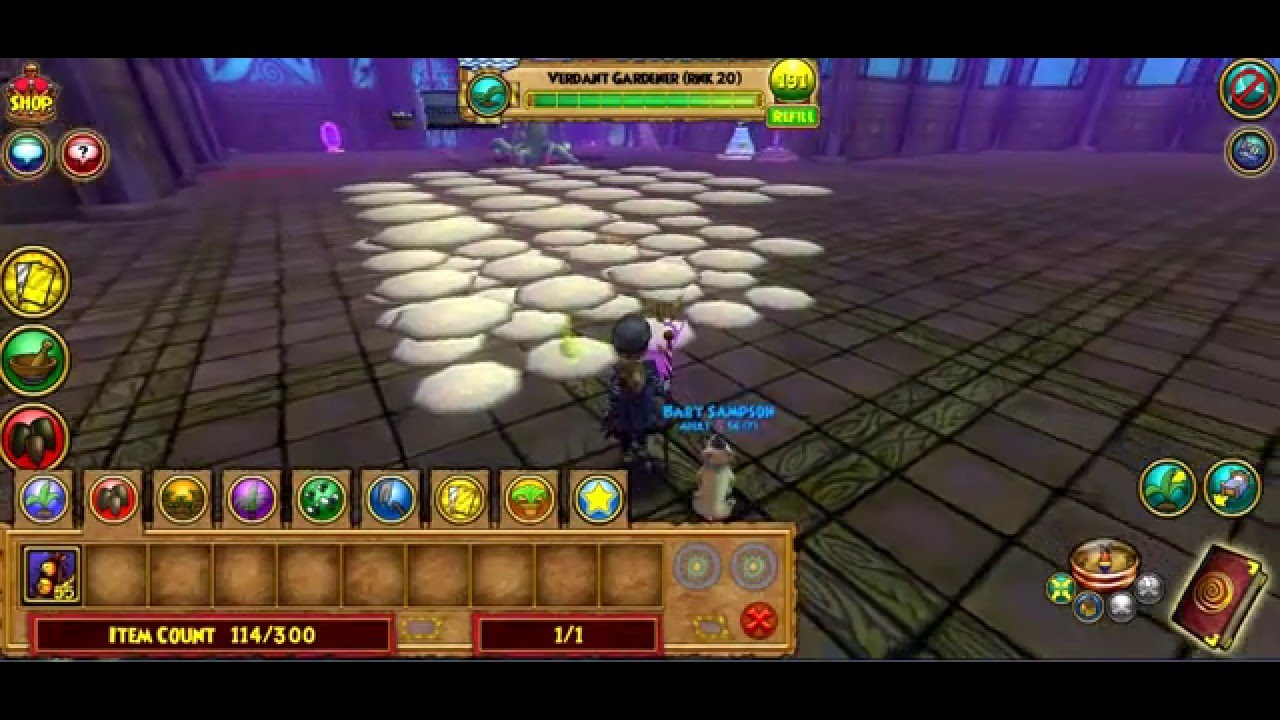 Wiz101 Plant All Spell - YouTube