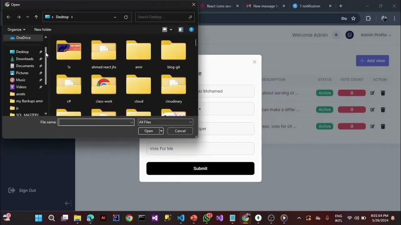 Voting System | Mern Stack | redux toolkit - YouTube