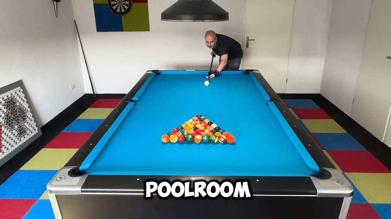 45 Ball break and run. #poolplayer #billiards #bida - YouTube