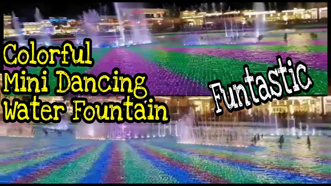 COLORFUL POOL || DANCING WATER FOUNTAIN - YouTube