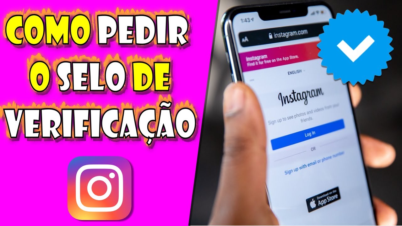 Como SOLICITAR o SELO de VERIFICAÇÃO no INSTAGRAM - YouTube