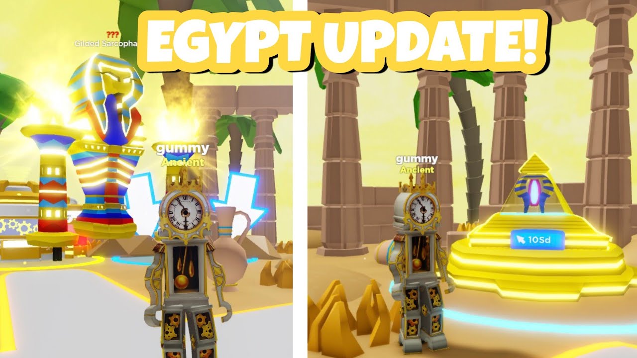 NEW EGYPT ISLAND UPDATE!! Clicker Simulator - YouTube