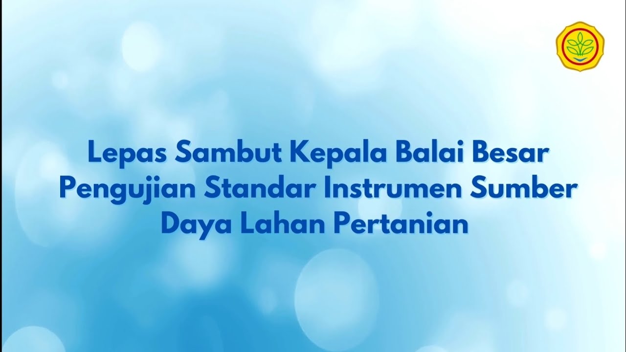 Lepas Sambut Kepala BBPSI SDLP - YouTube
