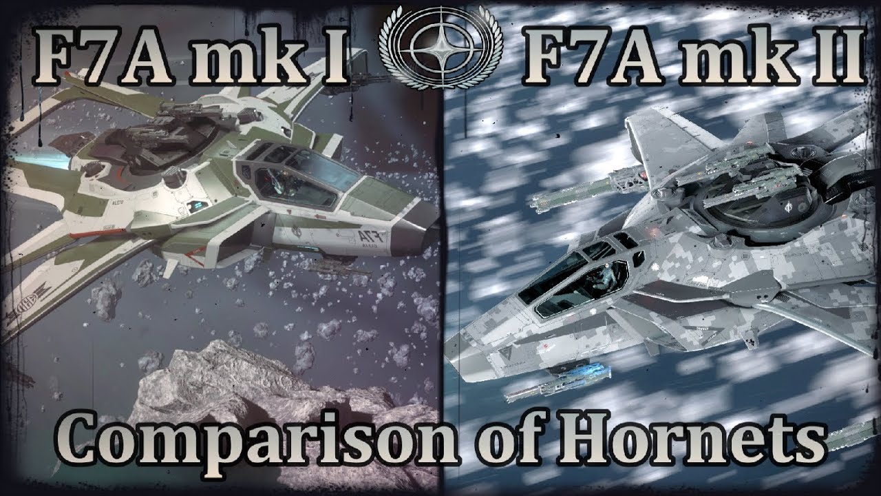Star Citizen - Both, The F7A Hornet mk I and mk II are nearly the same ...