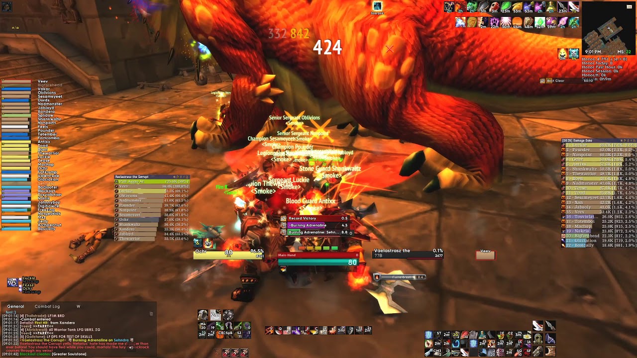 Smoke - Kirtonos BWL Speedrun (31:14) WoW Classic | Dagger Rogue POV ...